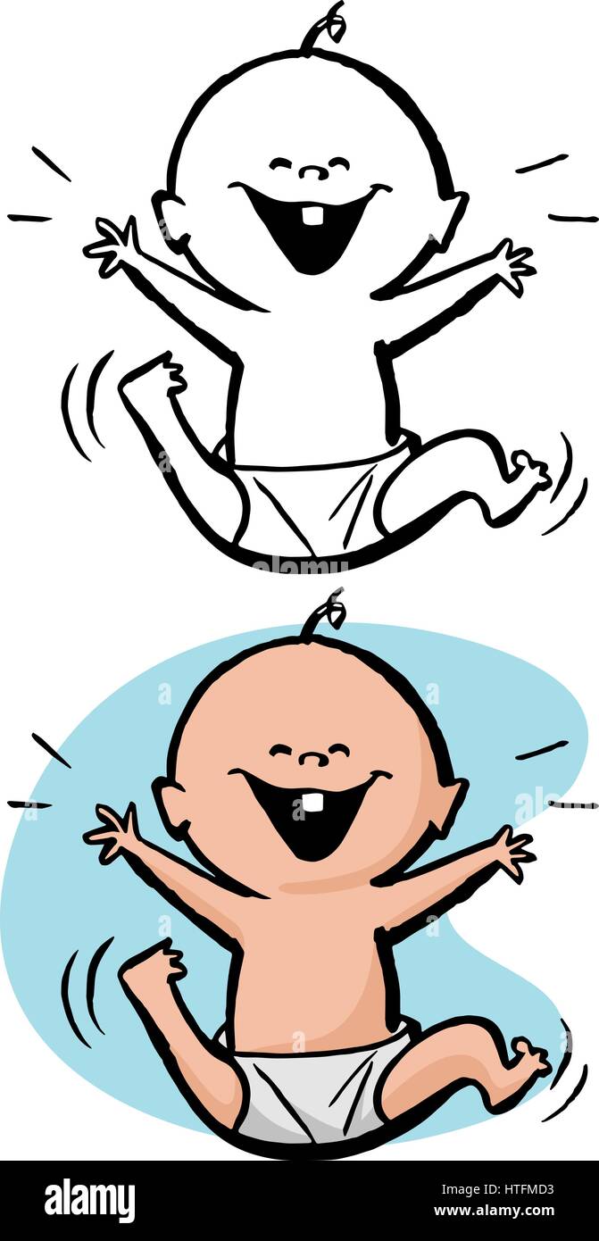 Baby Laughing Cartoon