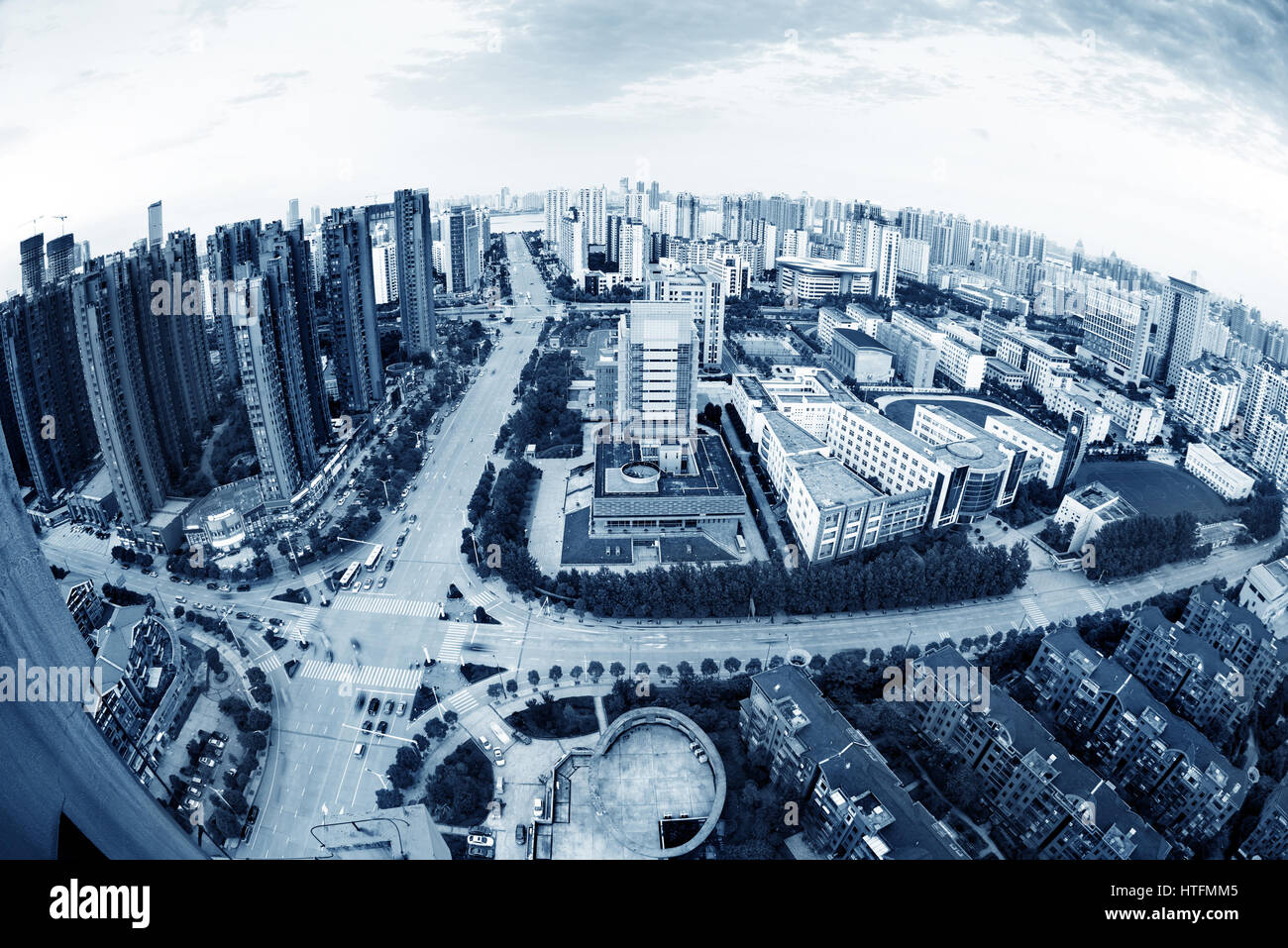 Bird view at Shanghai China Stock Photo - Alamy