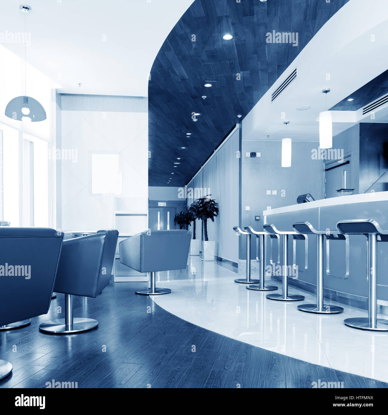 Clean and tidy hotel lobby Stock Photo - Alamy