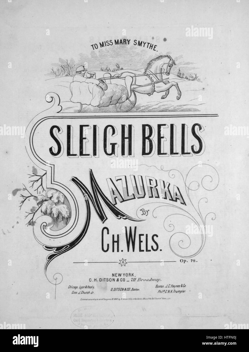 H c sleigh Black and White Stock Photos & Images - Alamy