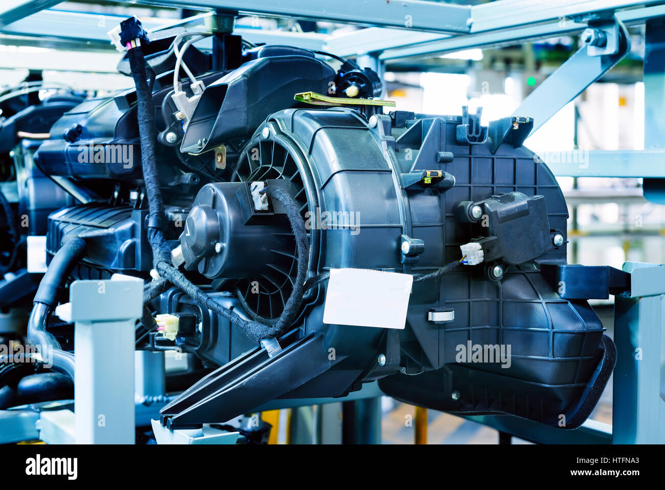 Car Engine - Modern powerful car engine(motor unit - clean and shiny ...