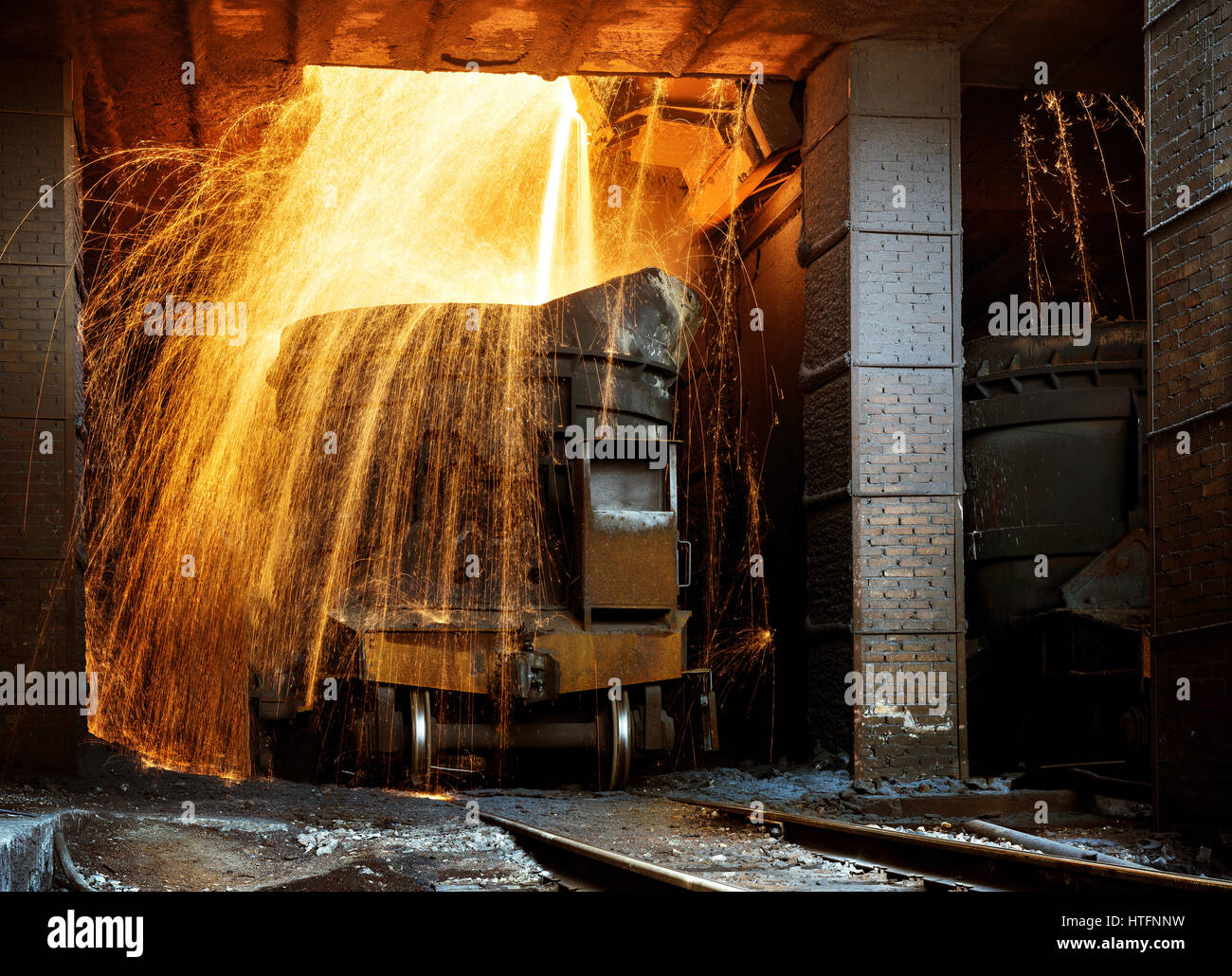 Ladle metallurgy furnace furnace hi-res stock photography and images ...