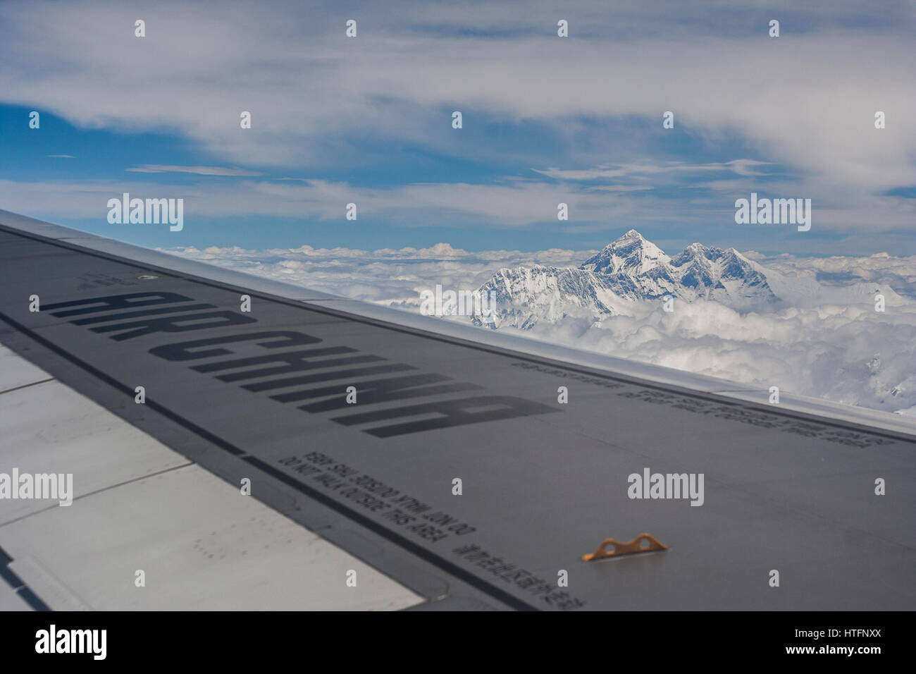 Mt everest aerial hi-res stock photography and images - Alamy