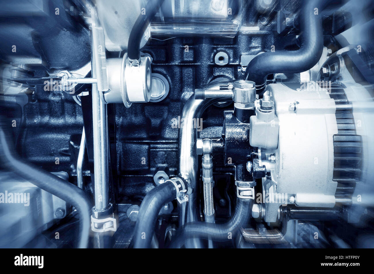 New car engine, finished inside the factory Stock Photo - Alamy