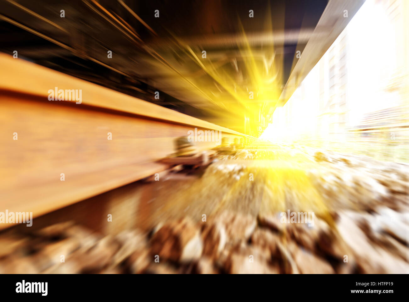 On high-speed rail vintage train Stock Photo - Alamy