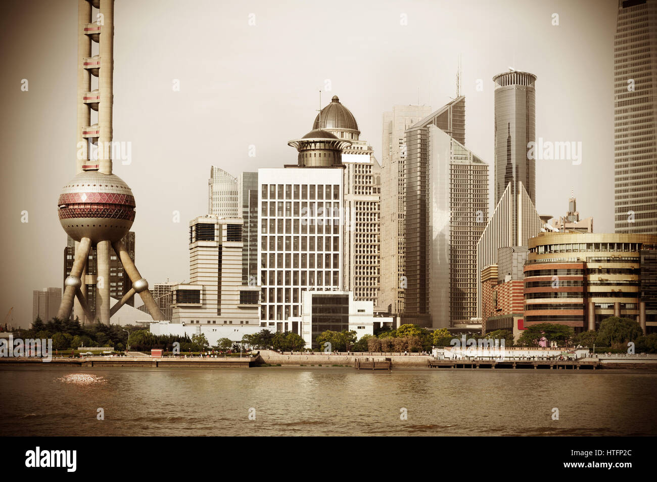 modern city skyline ,shanghai pudong, China Stock Photo - Alamy
