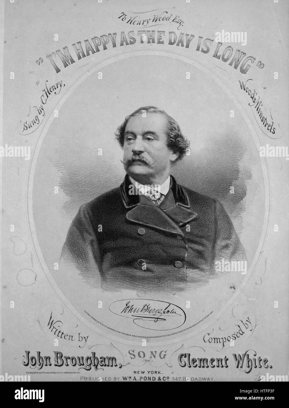 John brougham Black and White Stock Photos & Images - Alamy