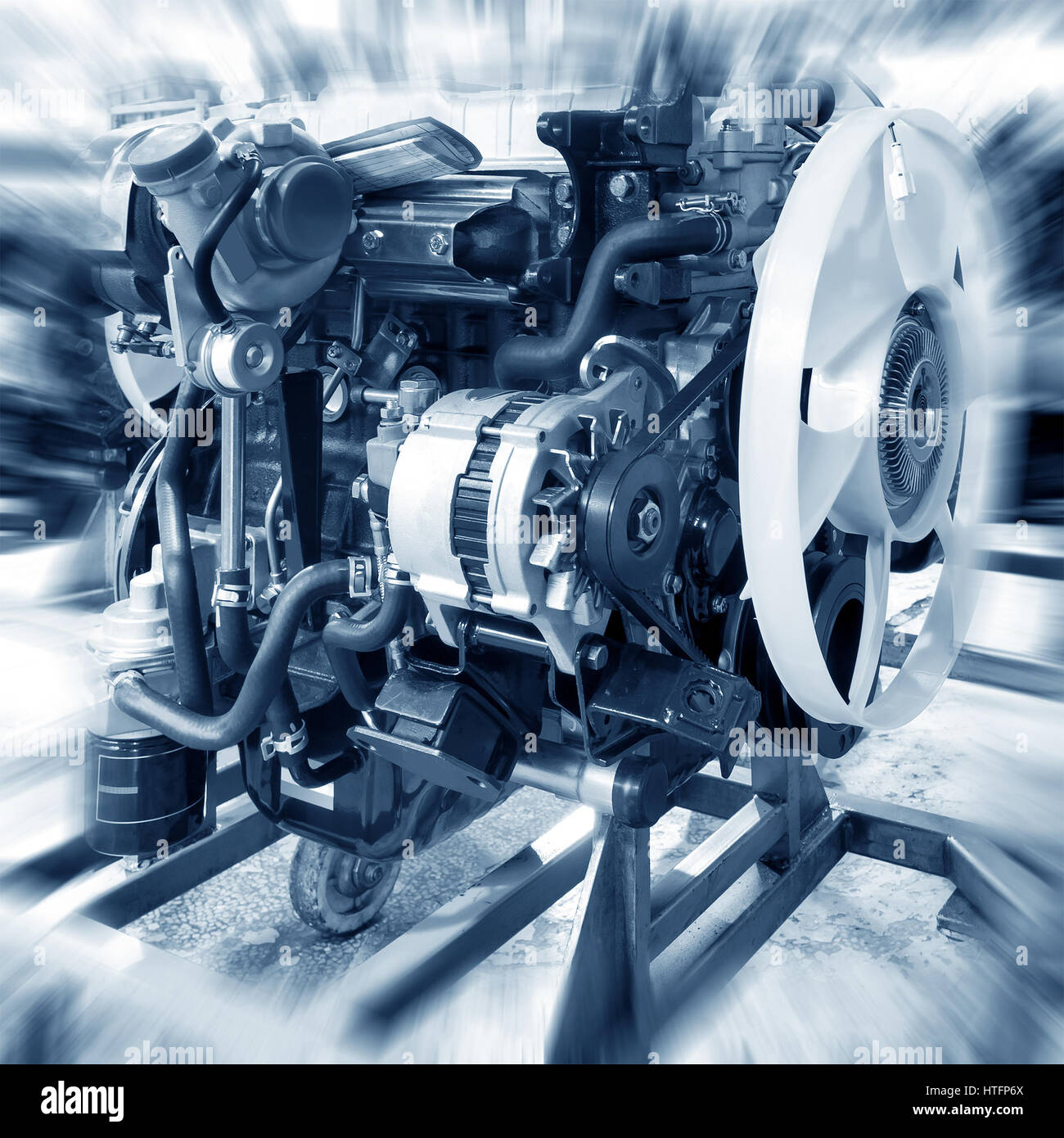 New car engine, finished inside the factory Stock Photo - Alamy