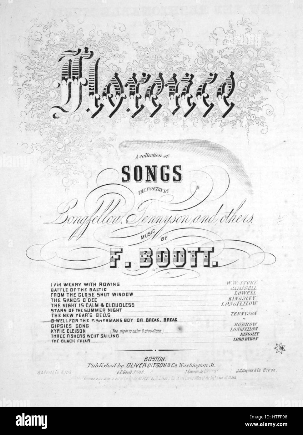 1897 songs Black and White Stock Photos & Images - Alamy