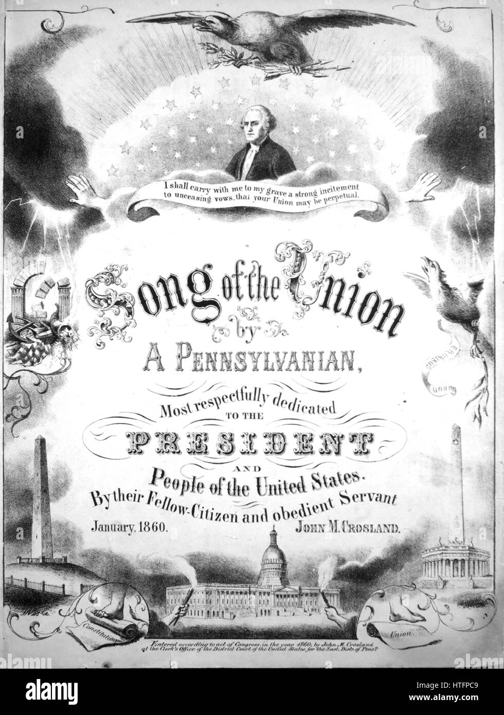 Sheet music cover image of the song 'Song of the Union Includes new ...