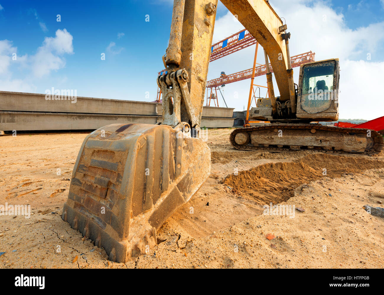 Giant Excavator Wallpaper