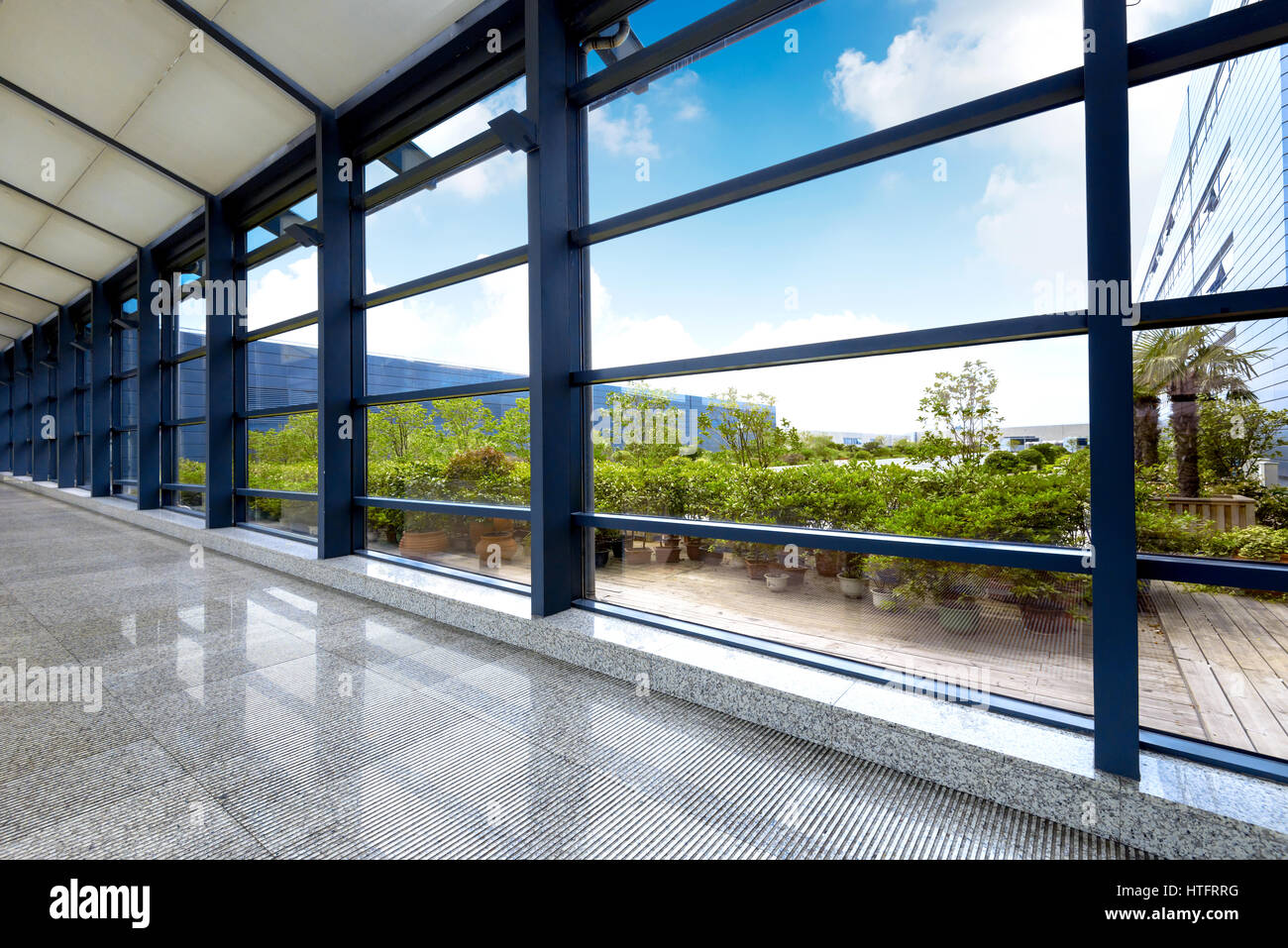 image of windows in modern office building Stock Photo - Alamy