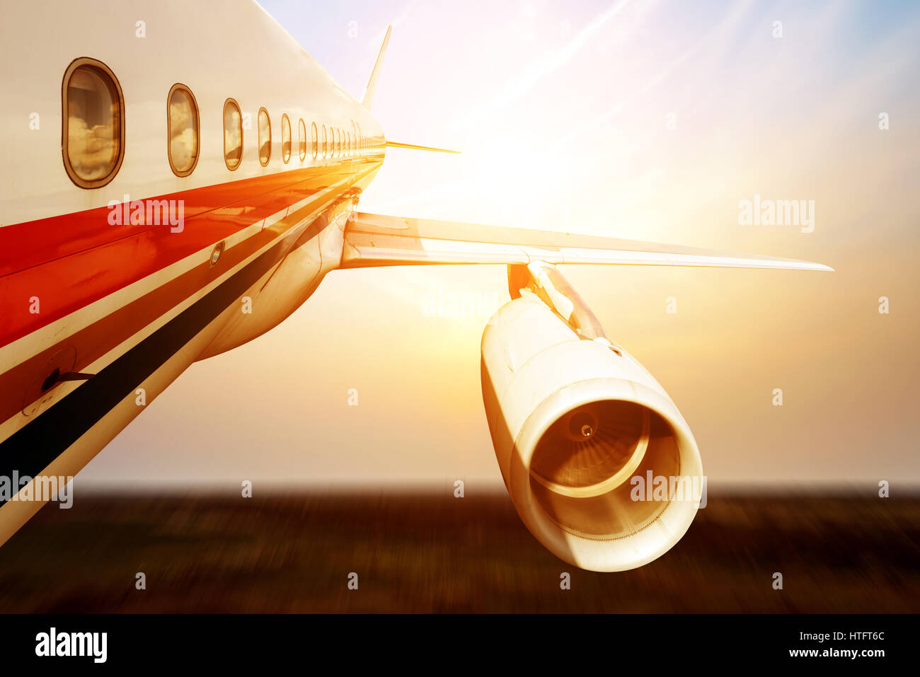 Big airplane in the sky Stock Photo - Alamy