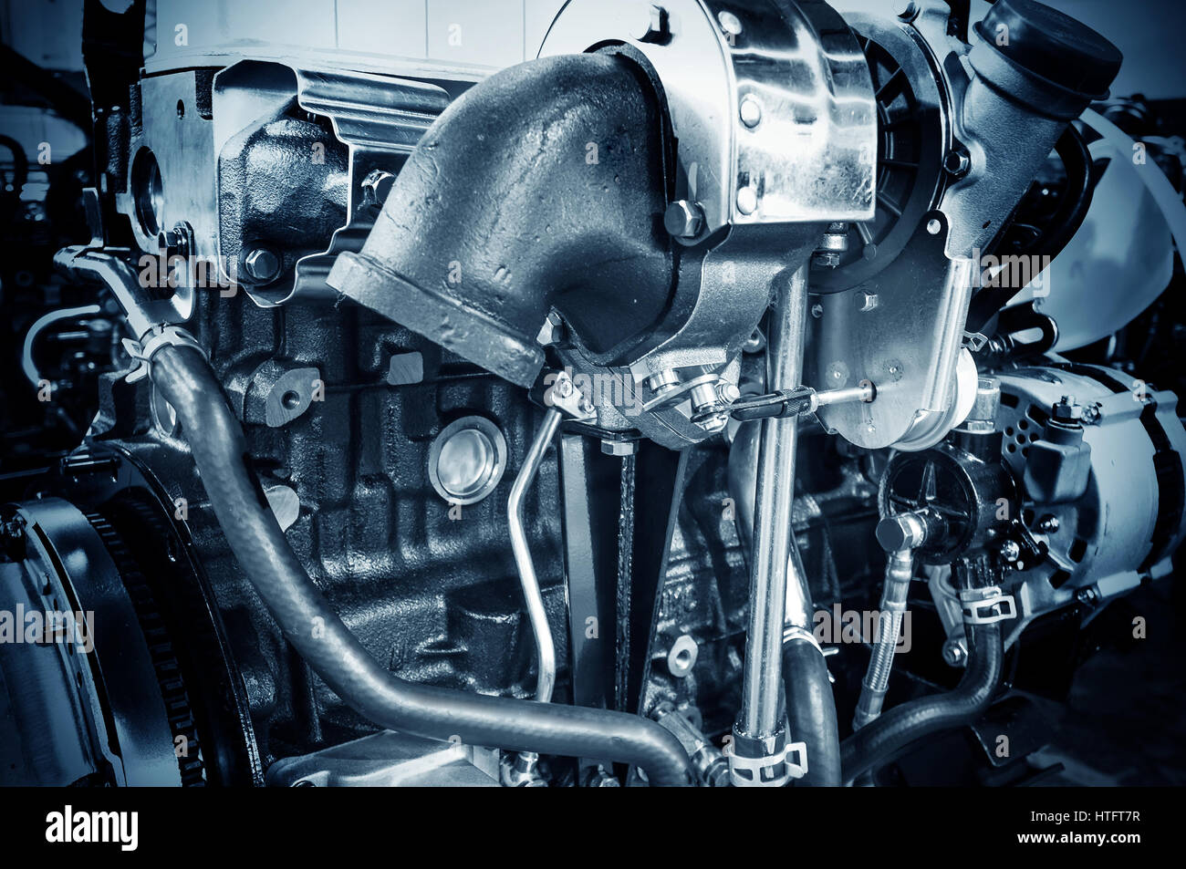 New car engine, finished inside the factory Stock Photo - Alamy