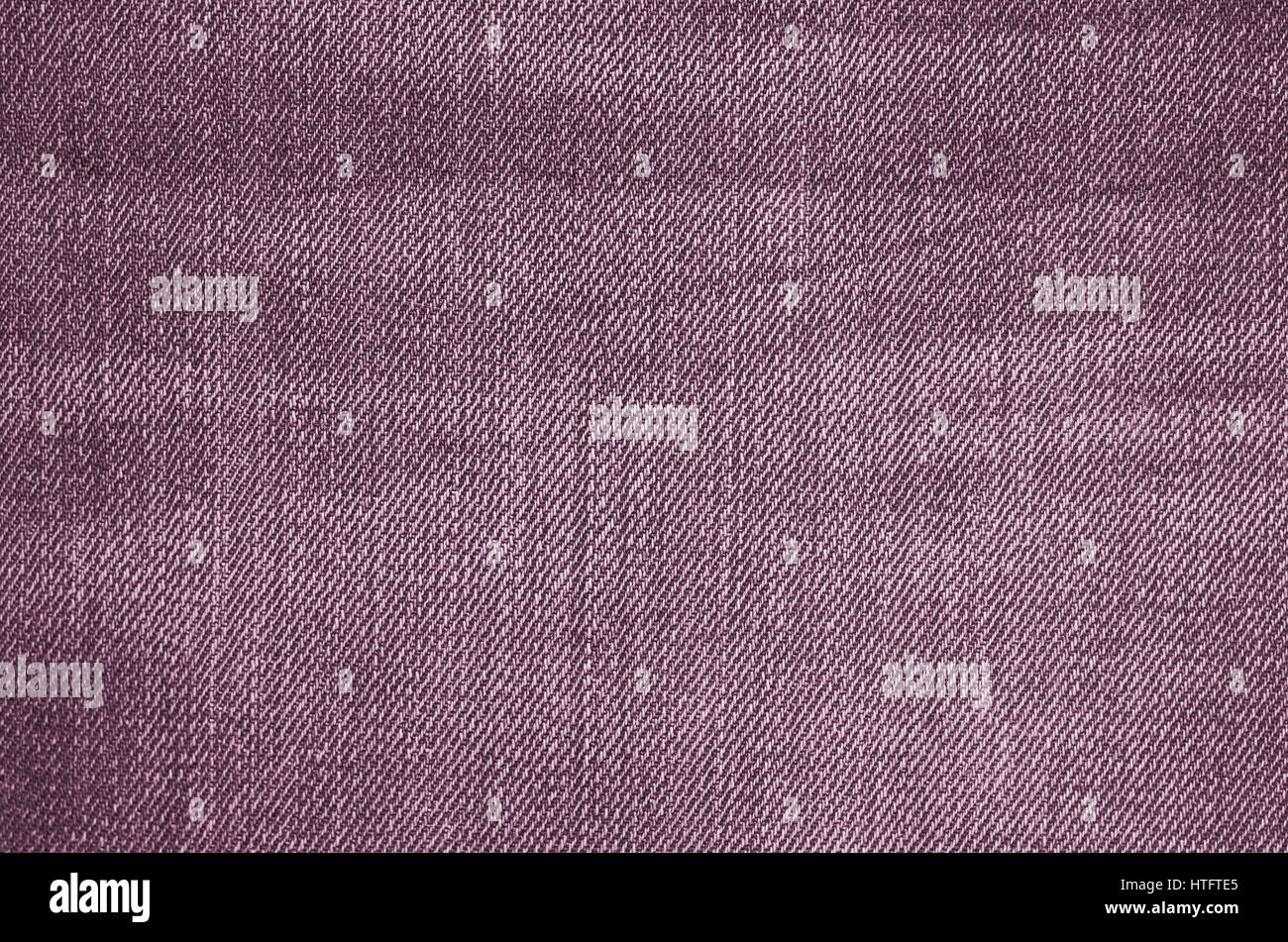 Purple texture of jeans textile close up. Blank backdrop for design ...