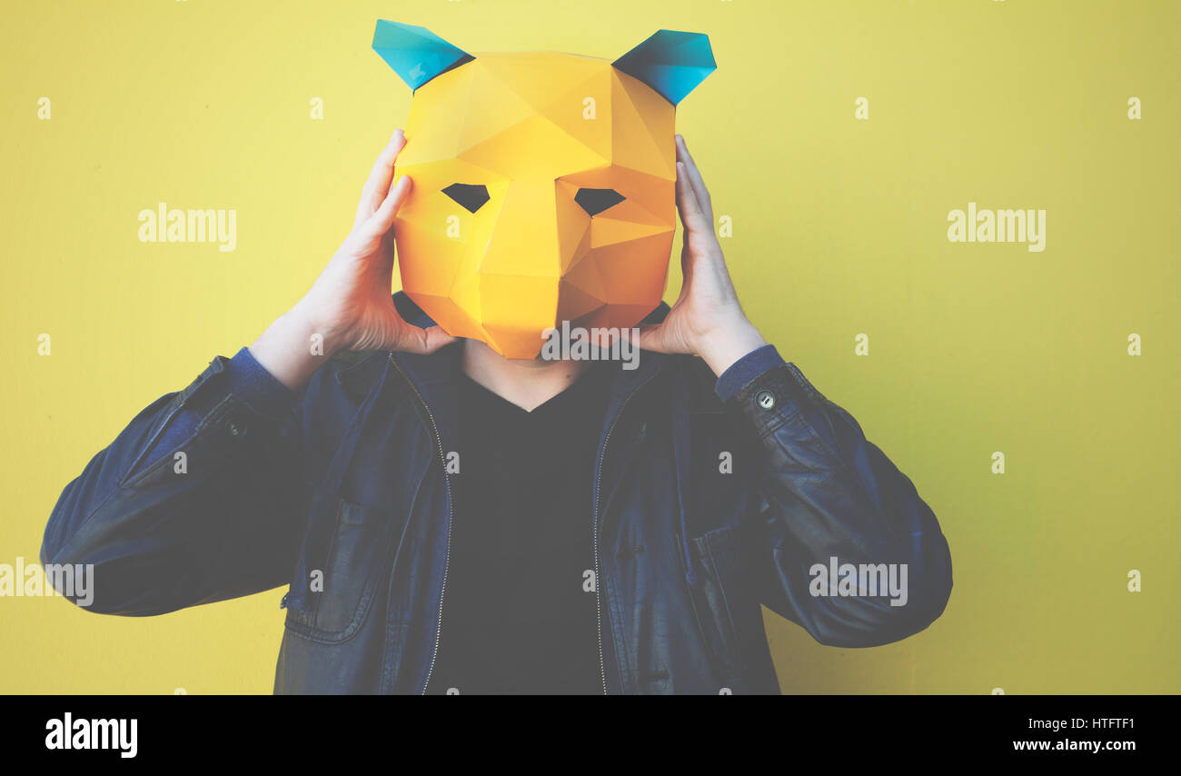 Bear mask hi-res stock photography and images - Alamy