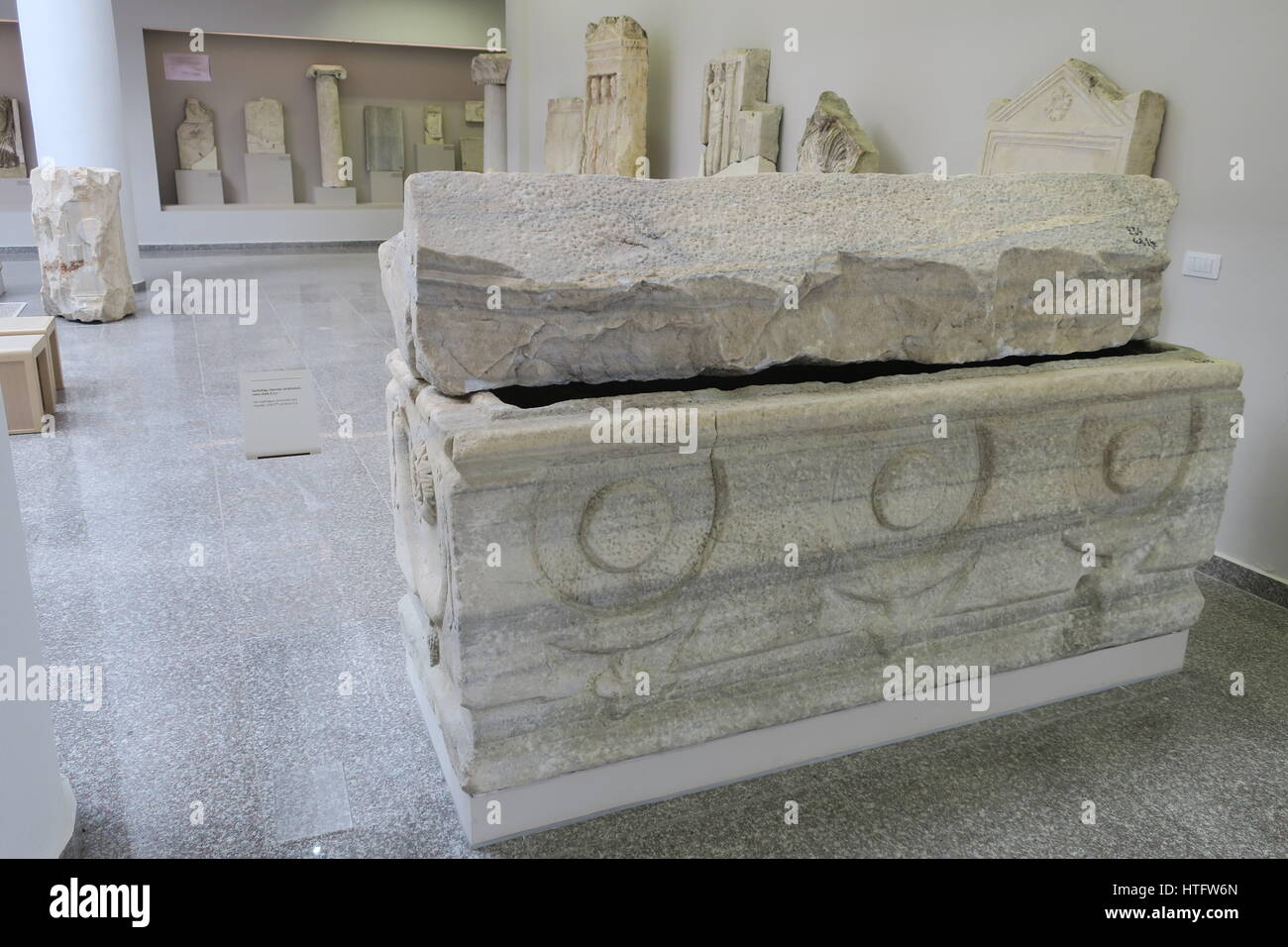 Durres Archaeological Museum in Albania. includes an extensive ...