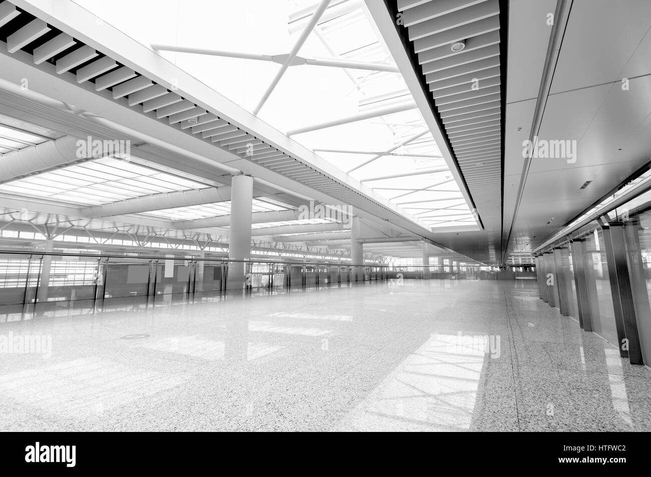 Terminal within a modern architectural style Stock Photo - Alamy