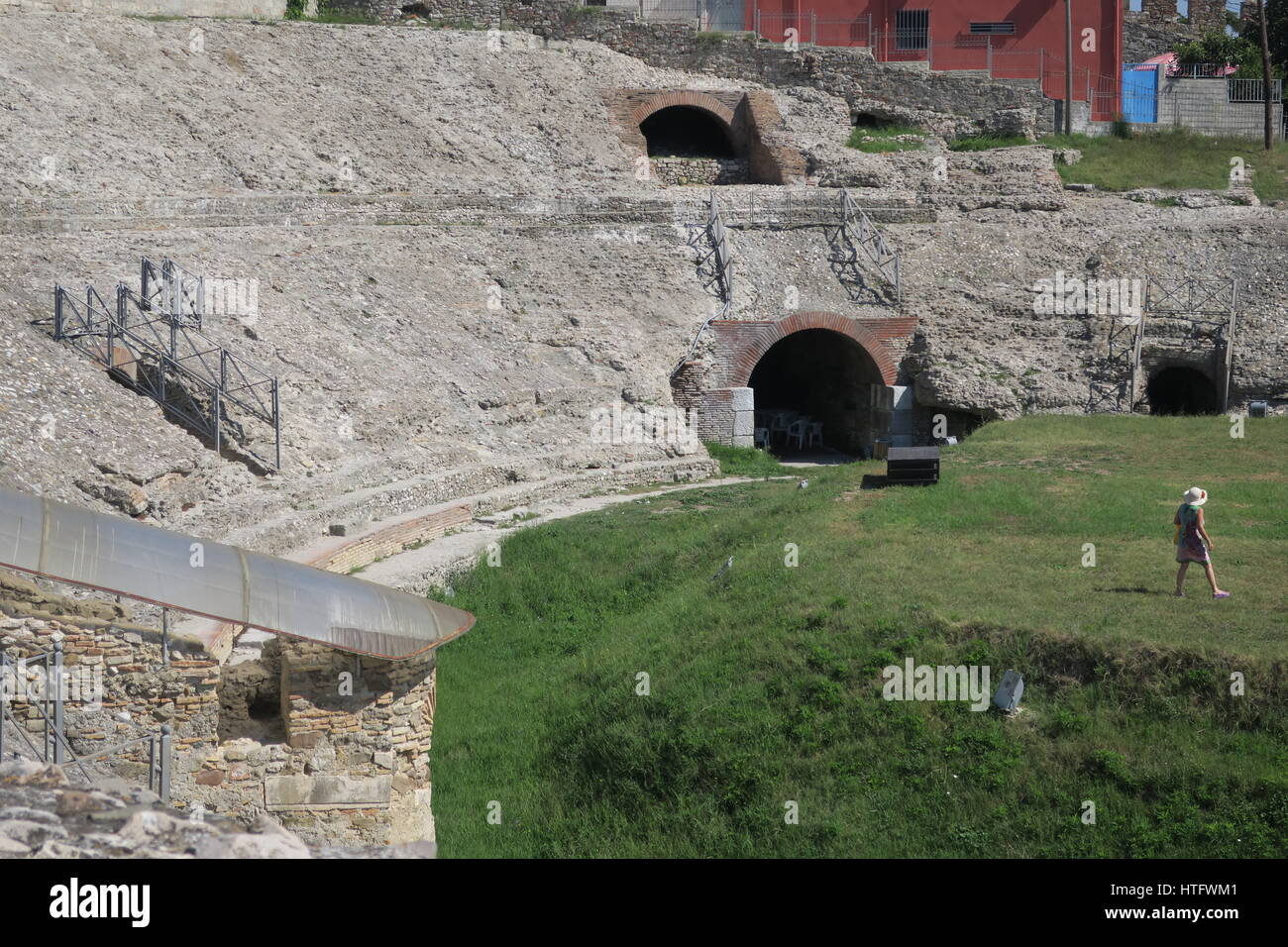 Durres roman amphitheatre durres roman amphitheater hi-res stock ...