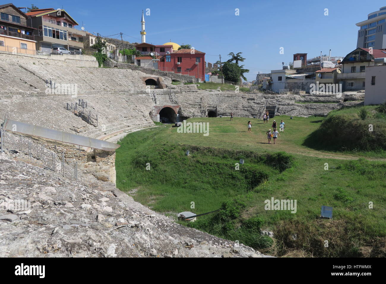 Durres roman amphitheatre durres roman amphitheater hi-res stock ...
