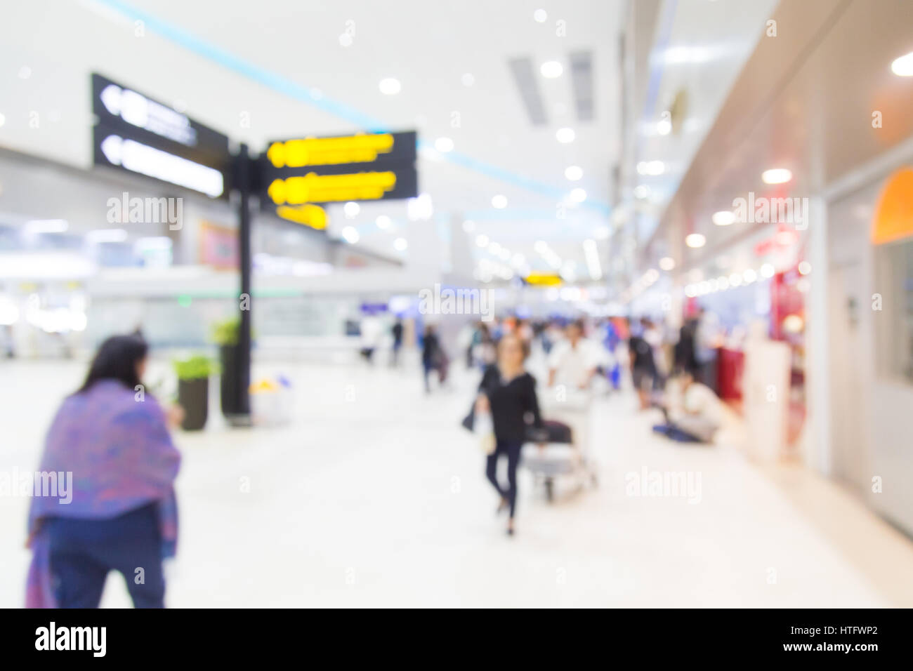 Abstract blur airport interior for background Stock Photo - Alamy