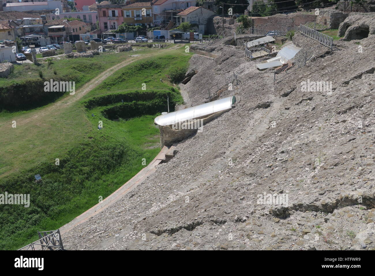 Durres roman amphitheatre durres roman amphitheater hi-res stock ...