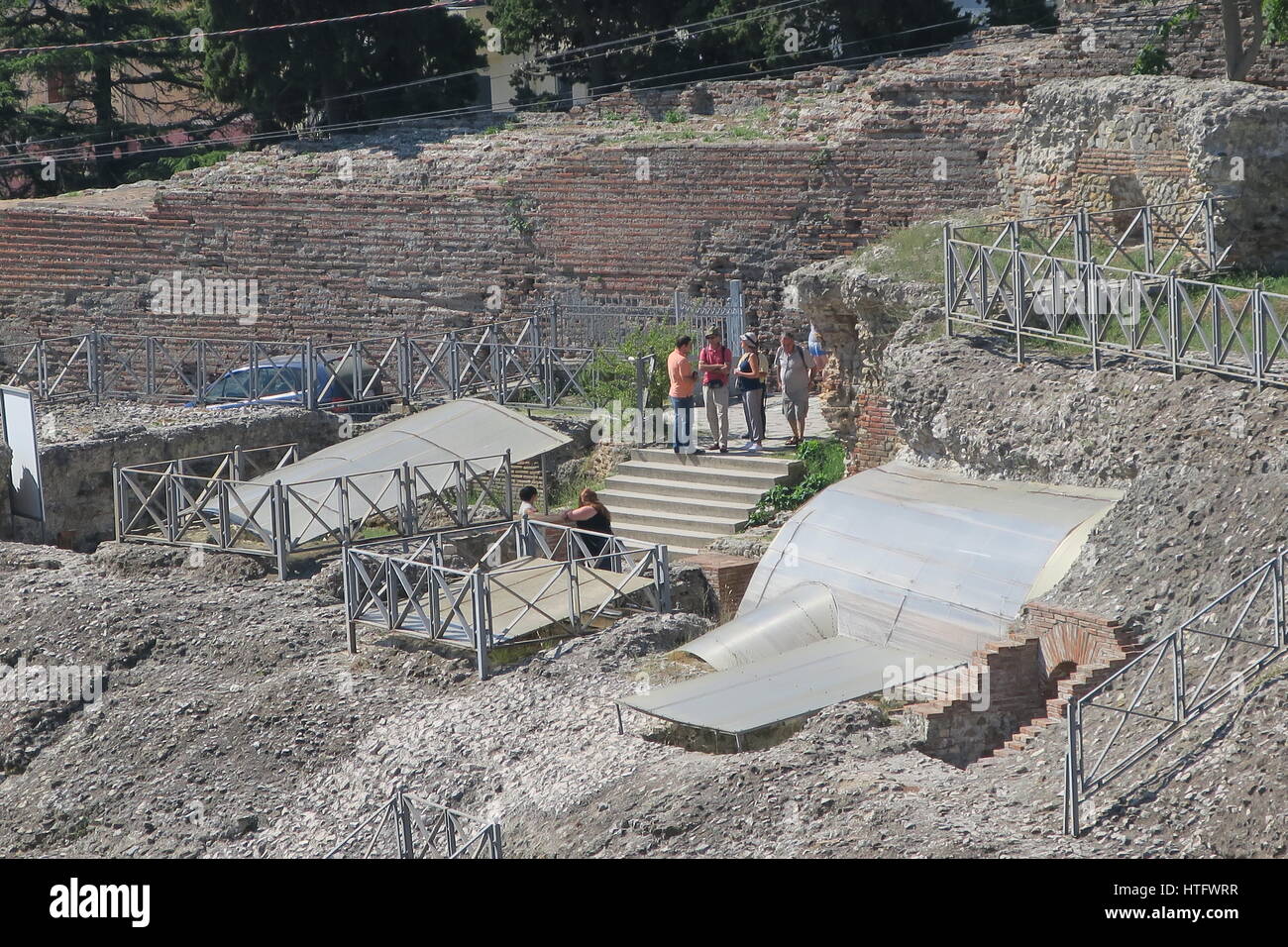 Durres roman amphitheatre durres roman amphitheater hi-res stock ...