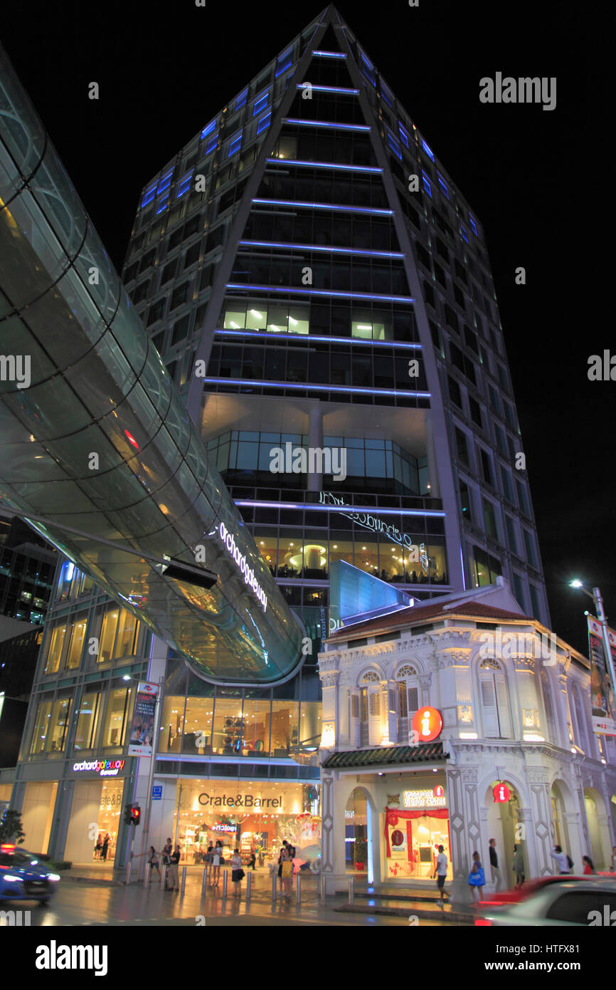 Singapore, Orchard Road, Orchard Gateway, shops, people Stock Photo - Alamy