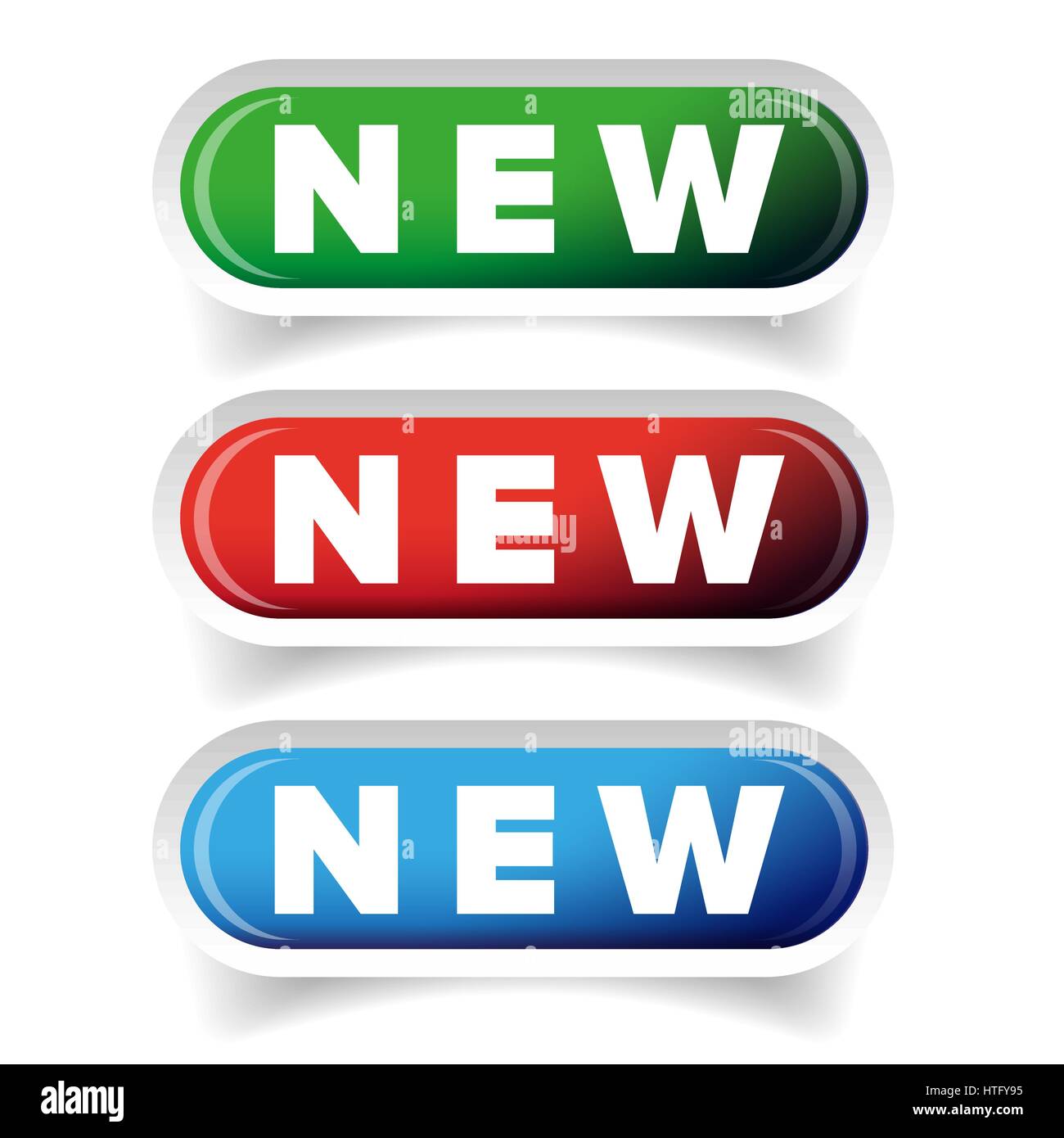 New button glossy bar Stock Vector Image & Art - Alamy