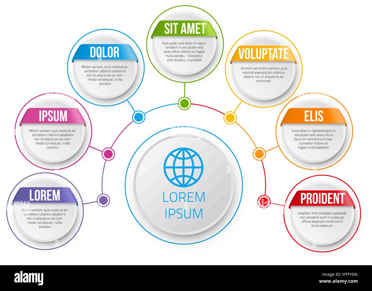 7 step infographics hi-res stock photography and images - Alamy