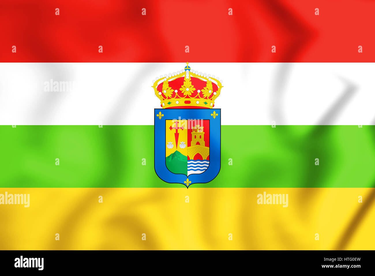 Flag of the region of la rioja hi-res stock photography and images - Alamy