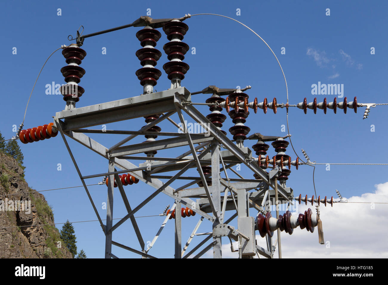 Strain insulator hi-res stock photography and images - Alamy