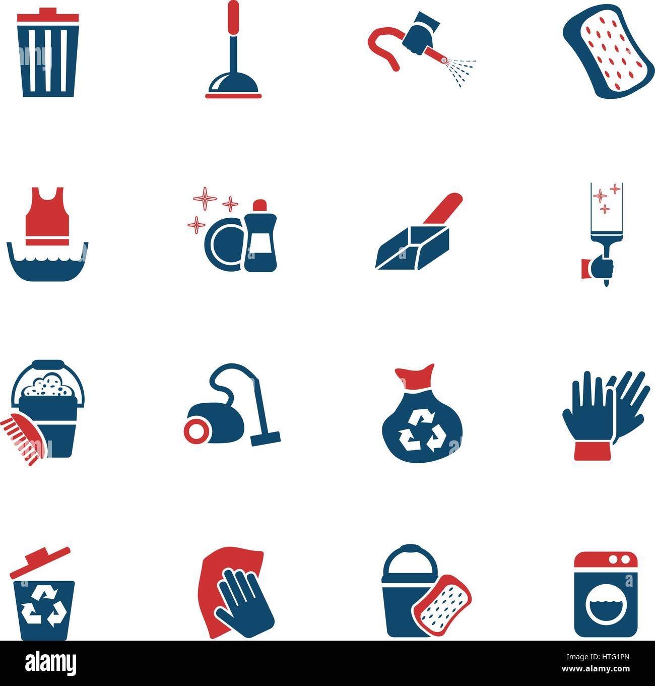cleaning web icons for user interface design Stock Vector Image & Art ...