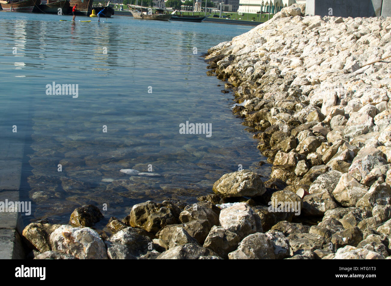 Stone embankment at the sea Stock Photo - Alamy