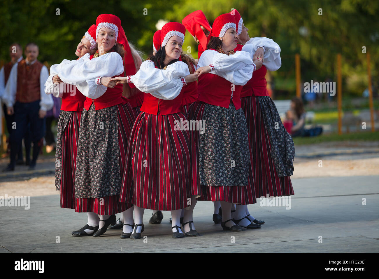 Woman in traditional estonian dress hi-res stock photography and images ...