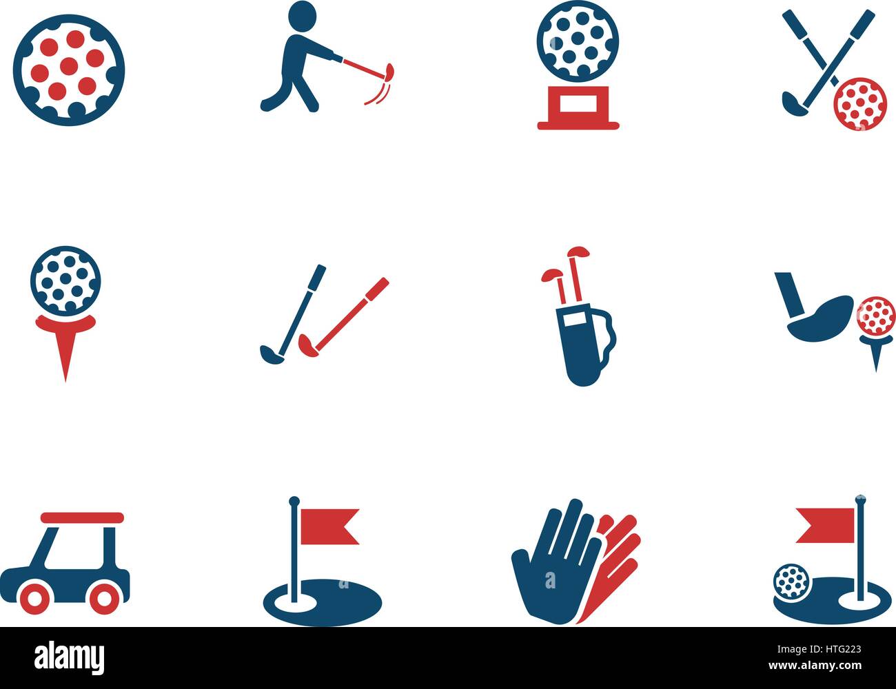 golf web icons for user interface design Stock Vector Image & Art - Alamy