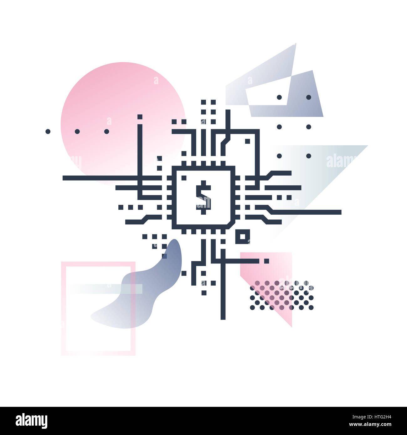 Finance technology fintech digital Cut Out Stock Images & Pictures - Alamy