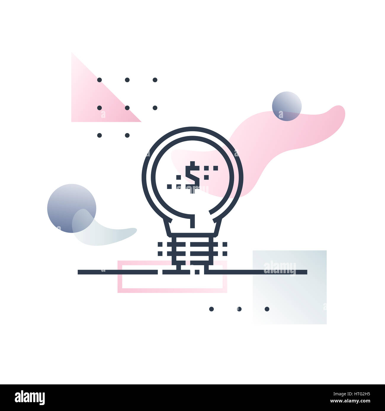 Tech fintech symbol concept Cut Out Stock Images & Pictures - Alamy