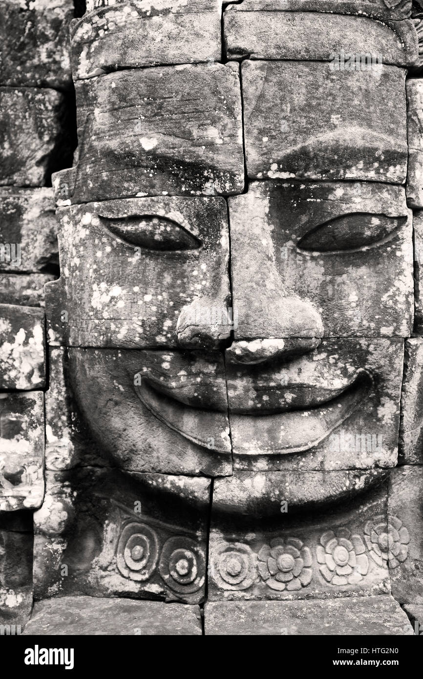 Khmer Stone Heads Bayon High Resolution Stock Photography and Images ...