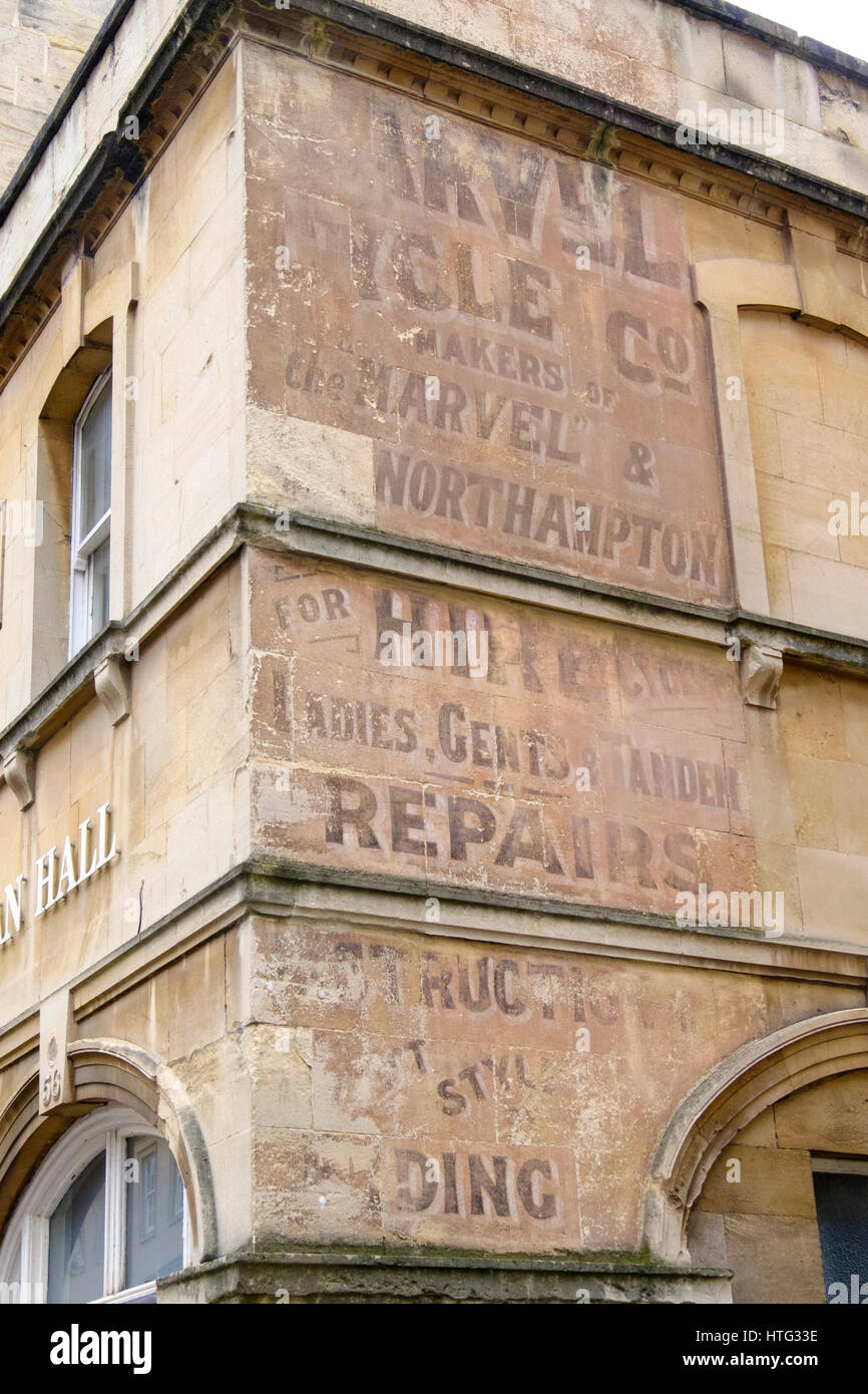 Ghost signs in bath hi-res stock photography and images - Alamy