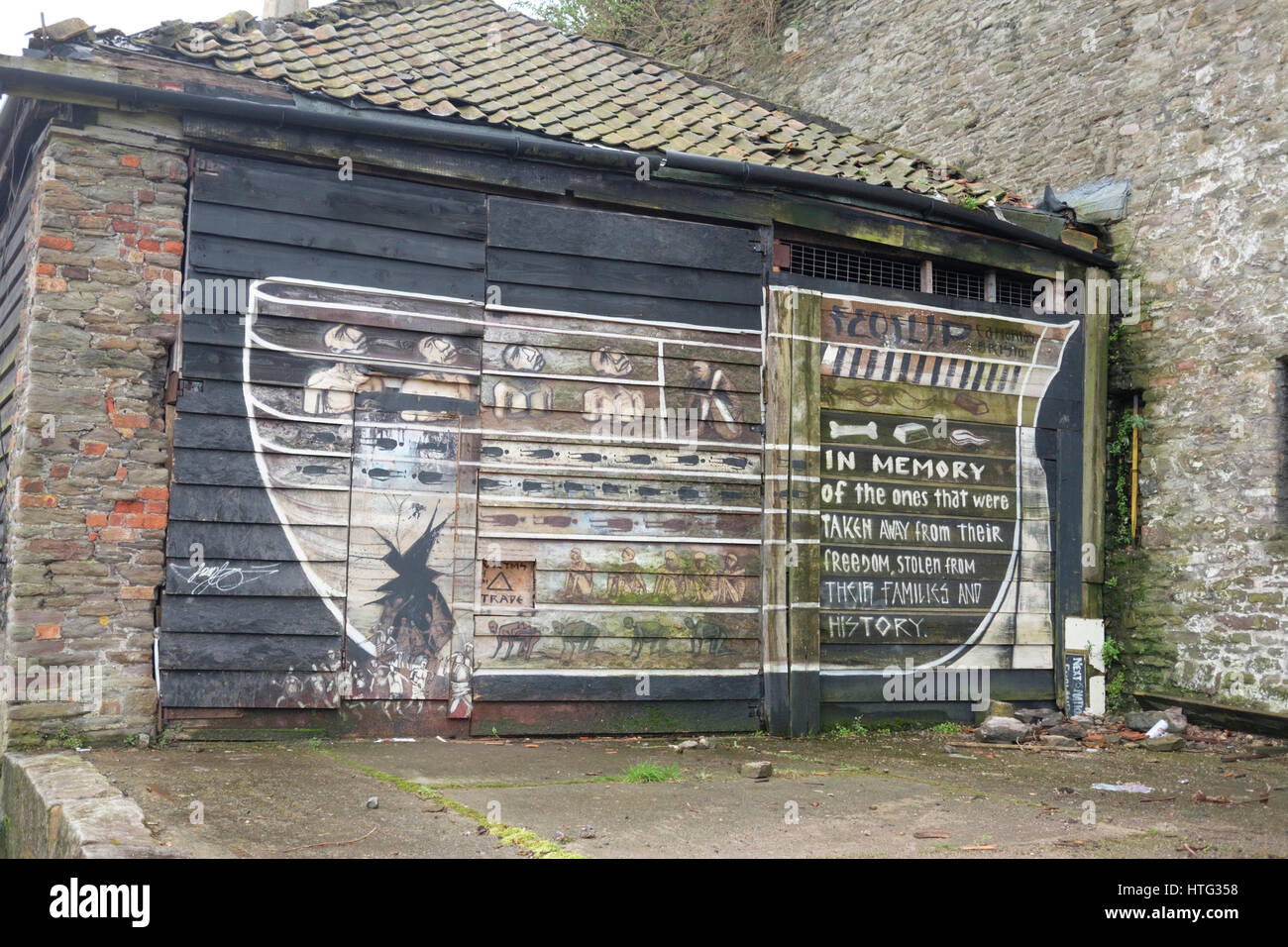 BristolSlave Trade Mural Stock Photo - Alamy