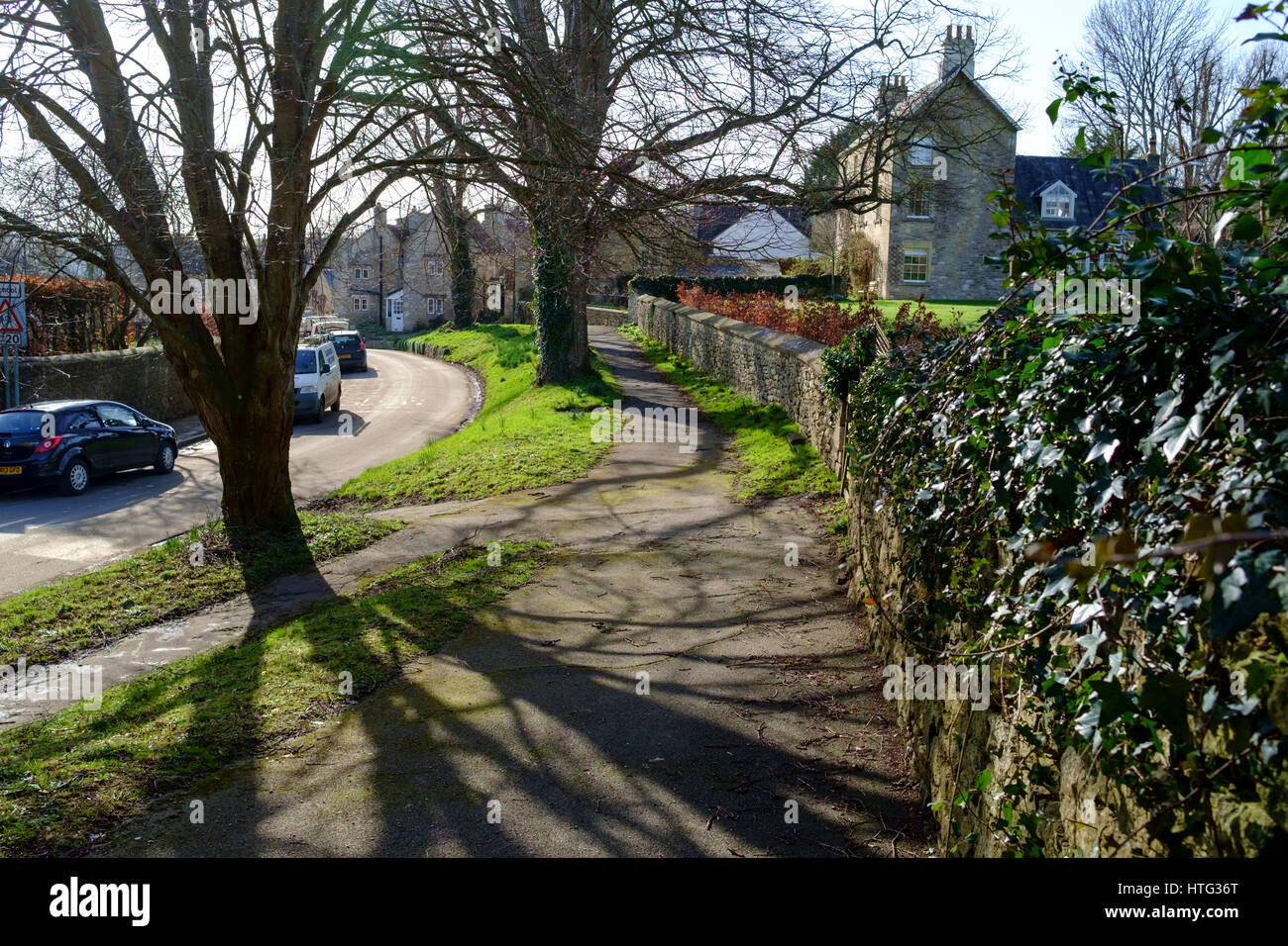 Wellow a somerset village Near Bath England UK Stock Photo - Alamy