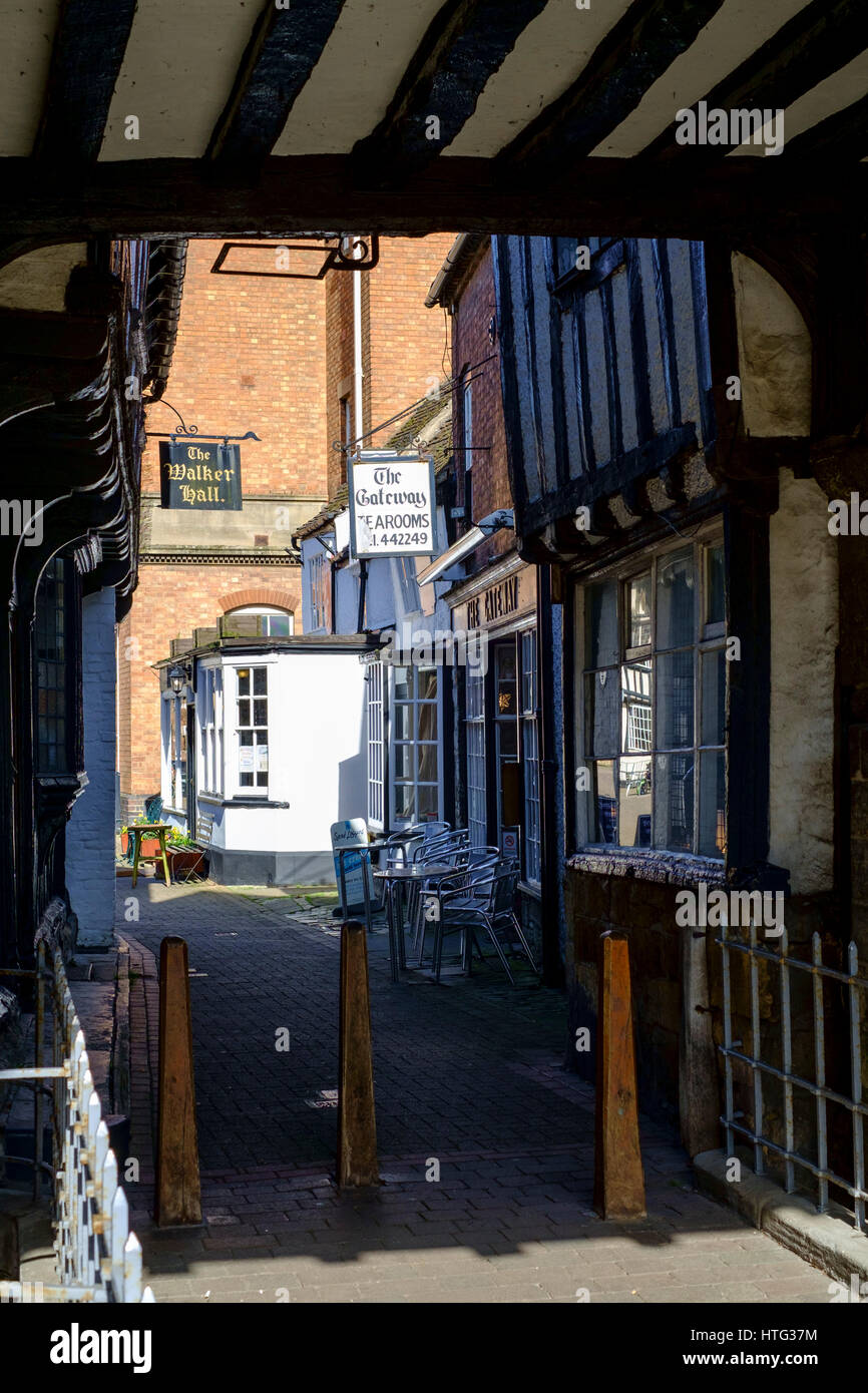Evesham a Worcestershire Town england UK Stock Photo - Alamy