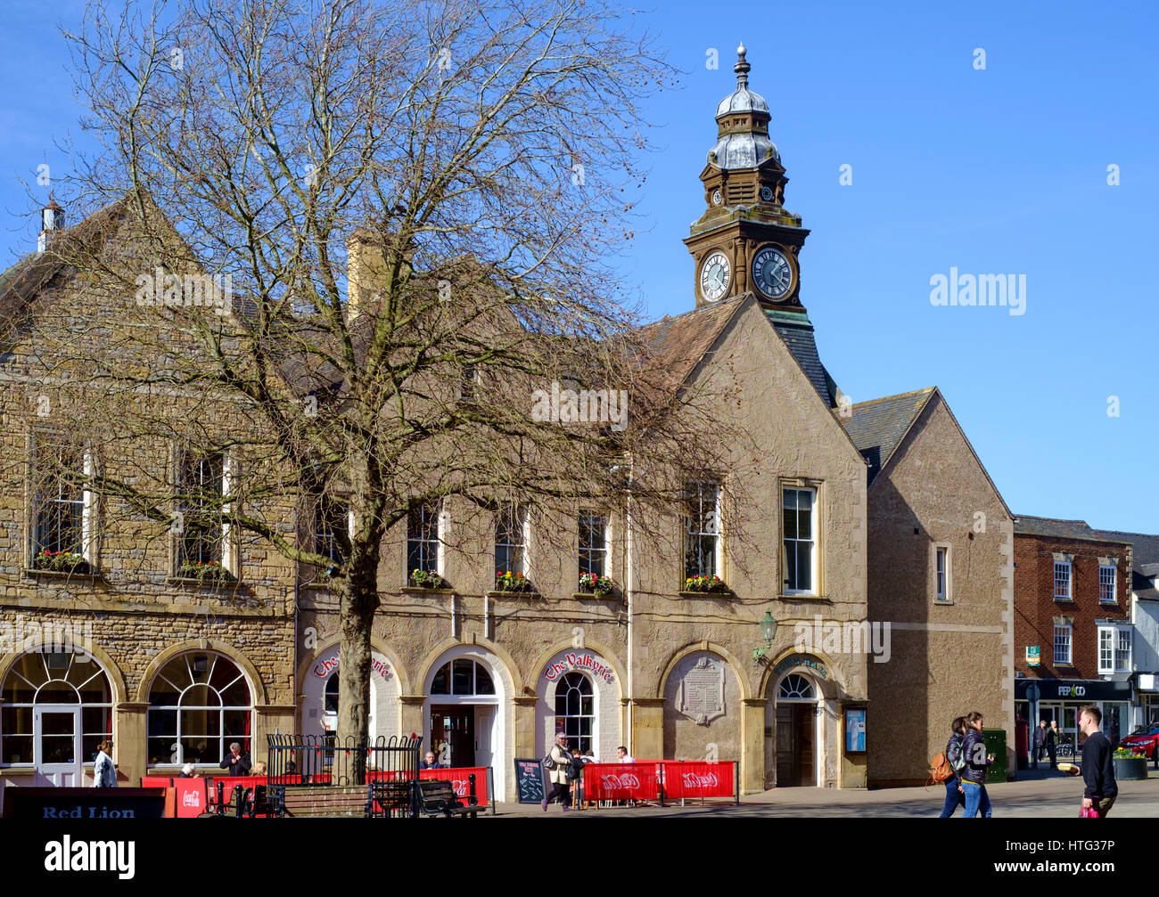 Evesham a Worcestershire Town england UK Stock Photo - Alamy