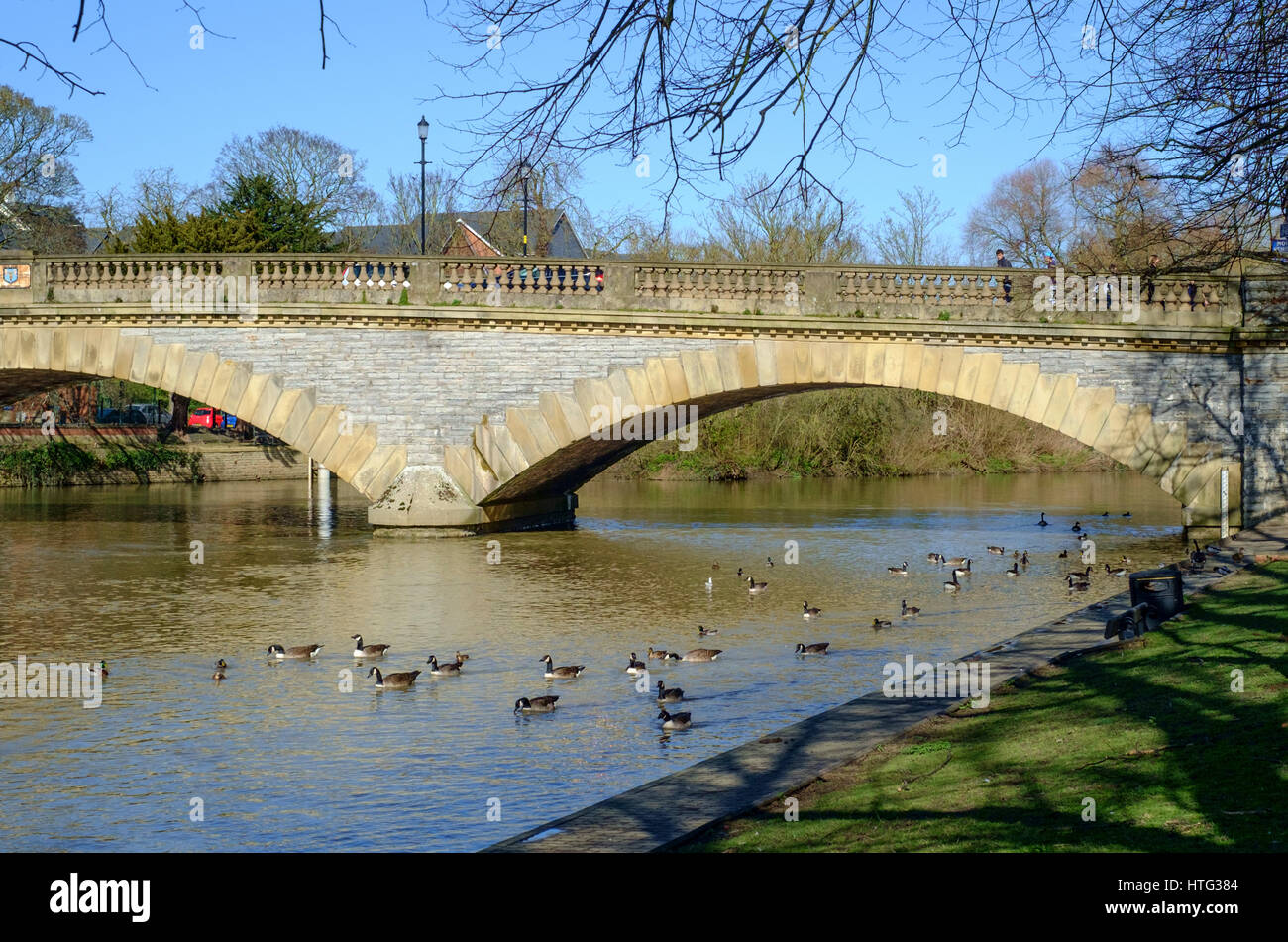 Evesham bridge hi-res stock photography and images - Alamy