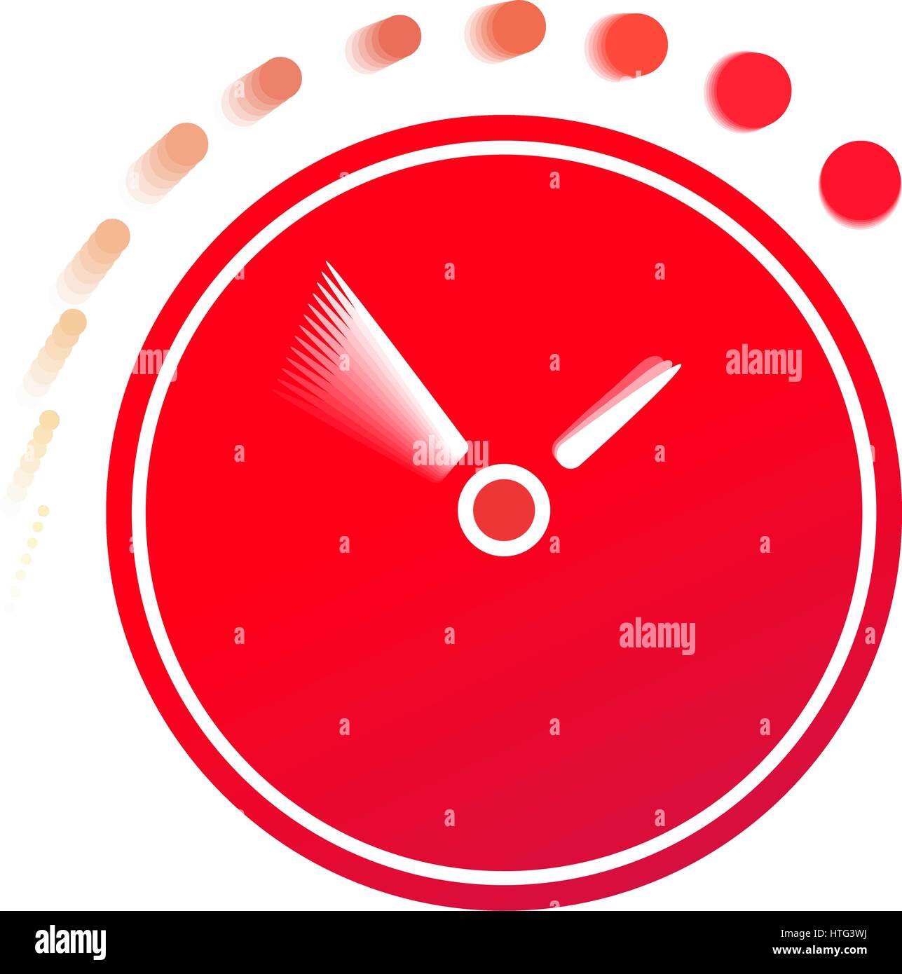 Time goes fast Stock Vector Images - Alamy