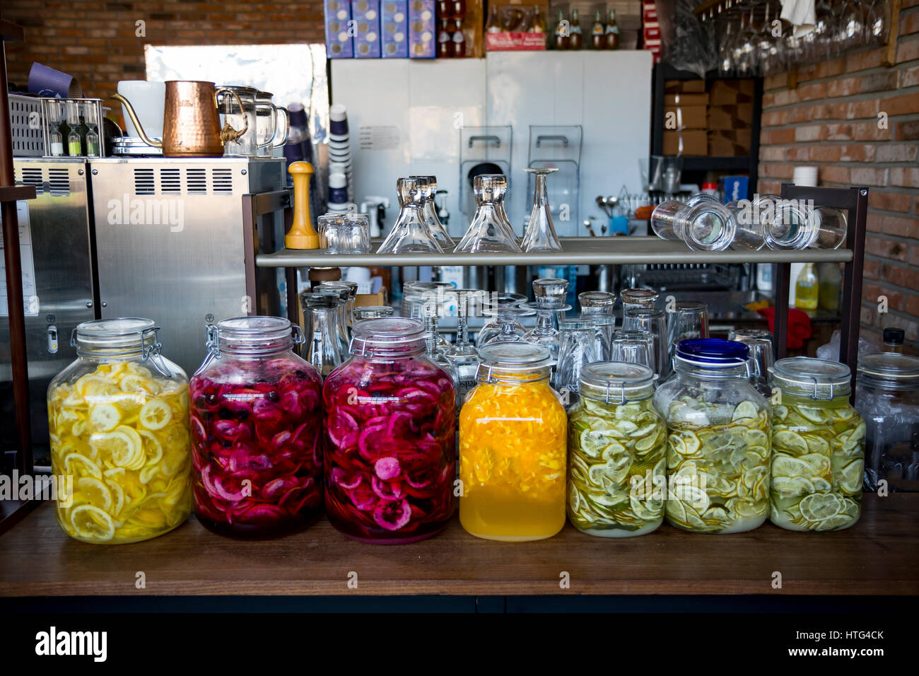 Bowl grapefruit tea hi-res stock photography and images - Alamy