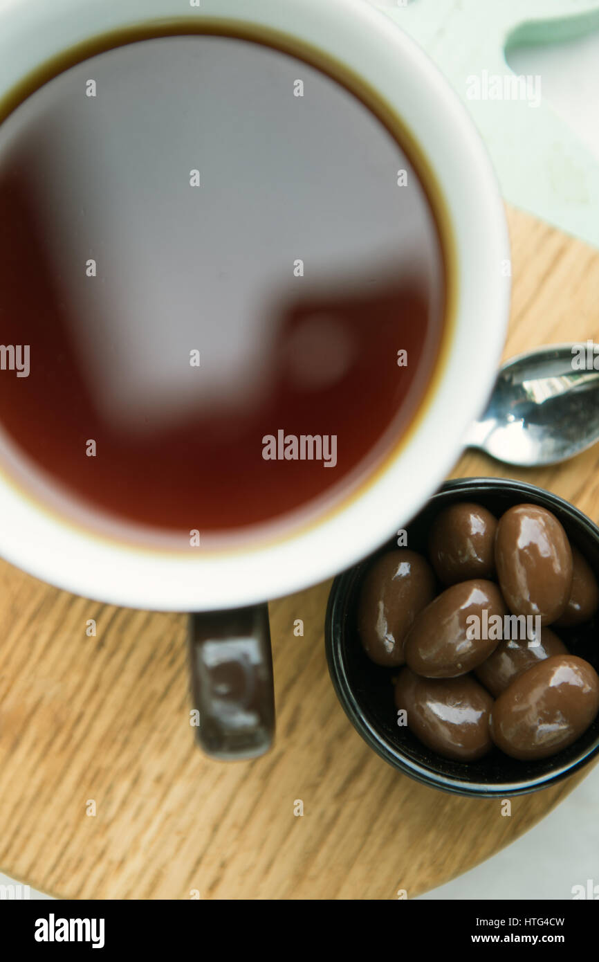 Filter coffee serve from top view Stock Photo - Alamy