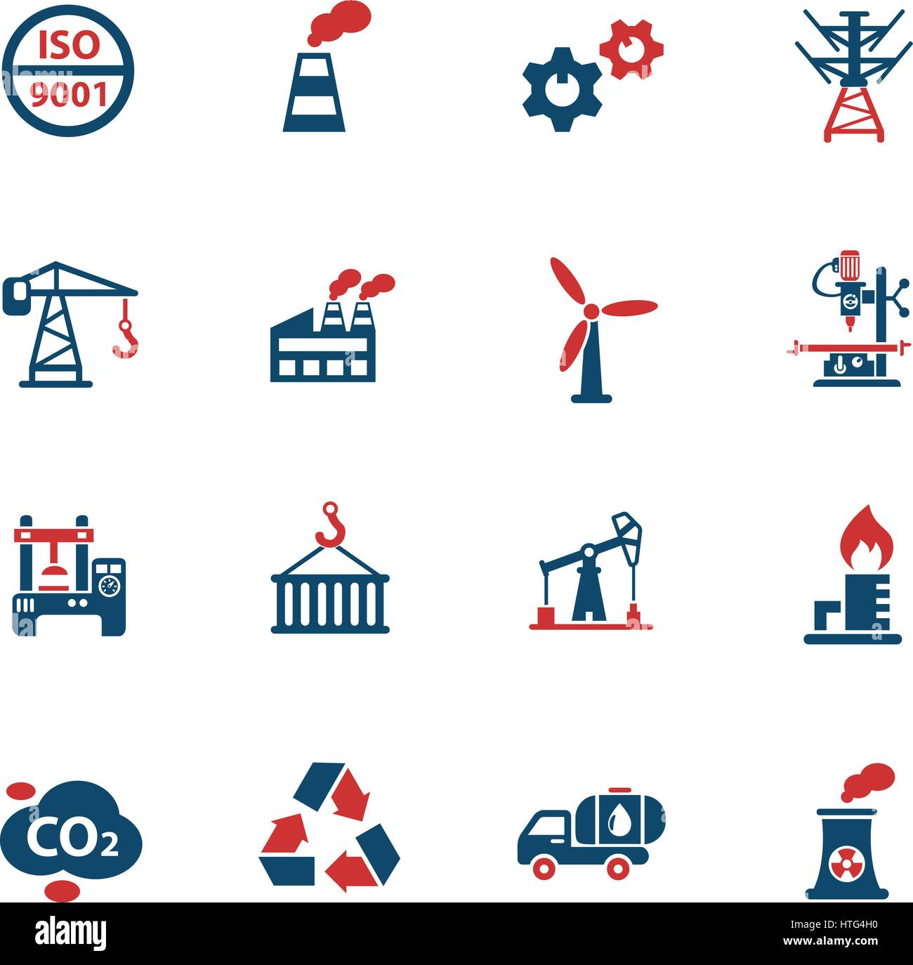 industry web icons for user interface design Stock Vector Image & Art ...