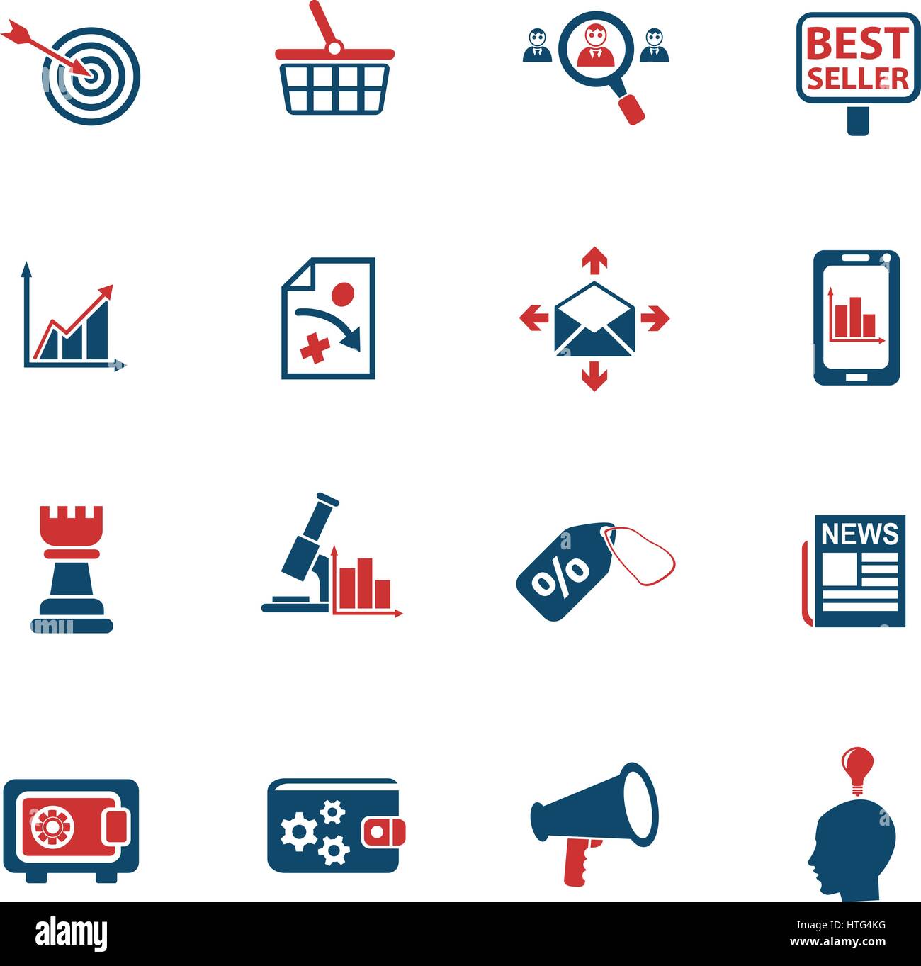 marketing web icons for user interface design Stock Vector Image & Art ...